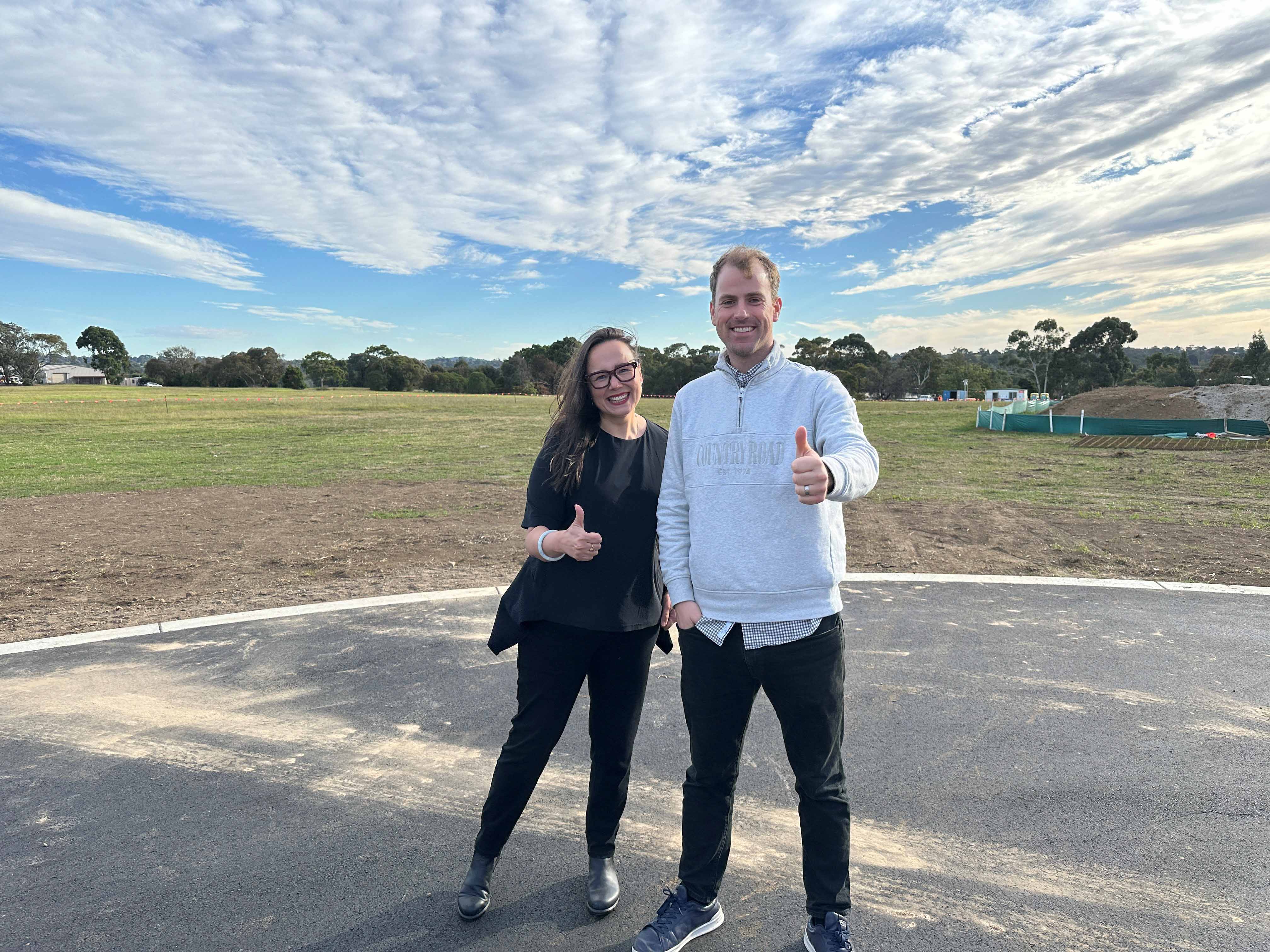 WORKS UNDERWAY PREPARING FOR HOMES AT KNOXFIELD